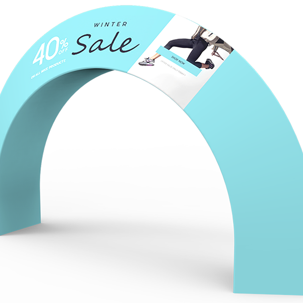 Custom Arch Stand Display - Exhibit Supply