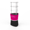Rectangular Display Rack/Podium Tower with Graphic - Exhibit Supply