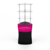 Rectangular Display Rack/Podium Tower with Graphic - Exhibit Supply