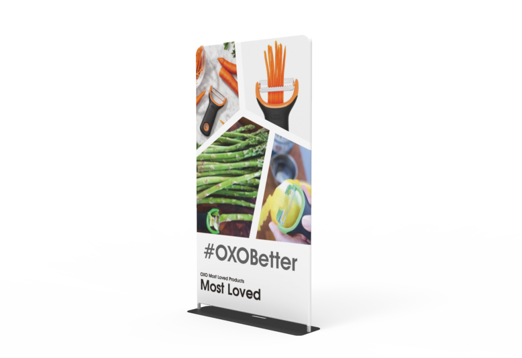 4ft Straight Display Stand - Exhibit Supply