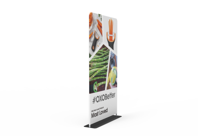 4ft Straight Display Stand - Exhibit Supply