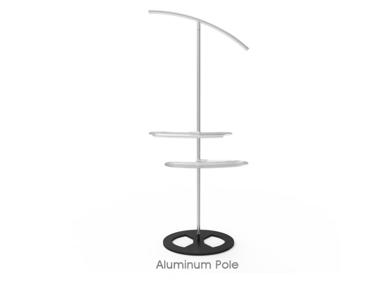 Tension Top Fabric Stand Angled - Exhibit Supply