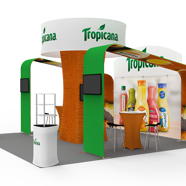 10x20 Food Booth PRO XL - Exhibit Supply